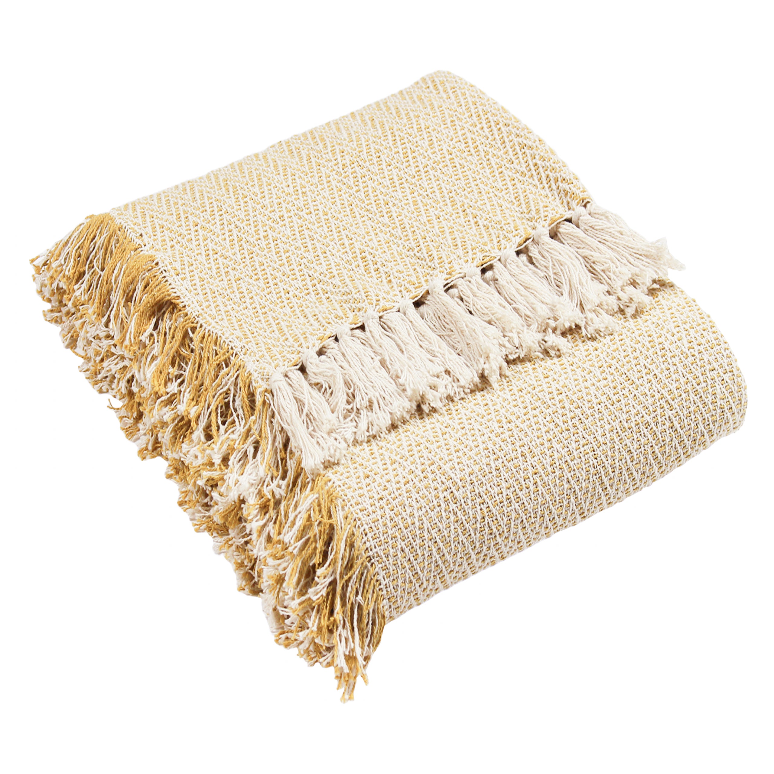 JASPER 130X180 THROW OCHRE – Canwell Interiors Limited