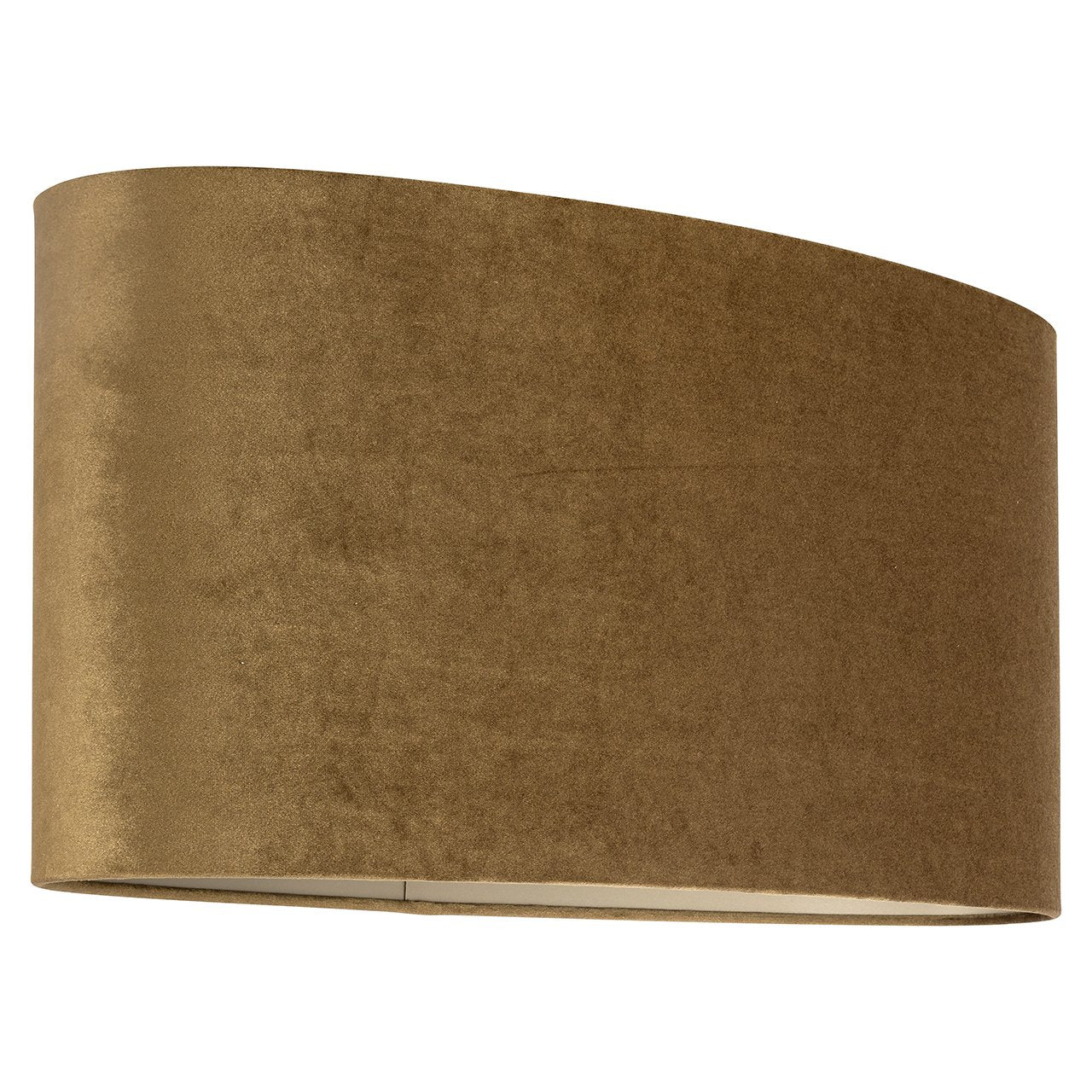 Lampshade Addy gold velvet ovale (Gold)- Richmond Interiors - Please m ...